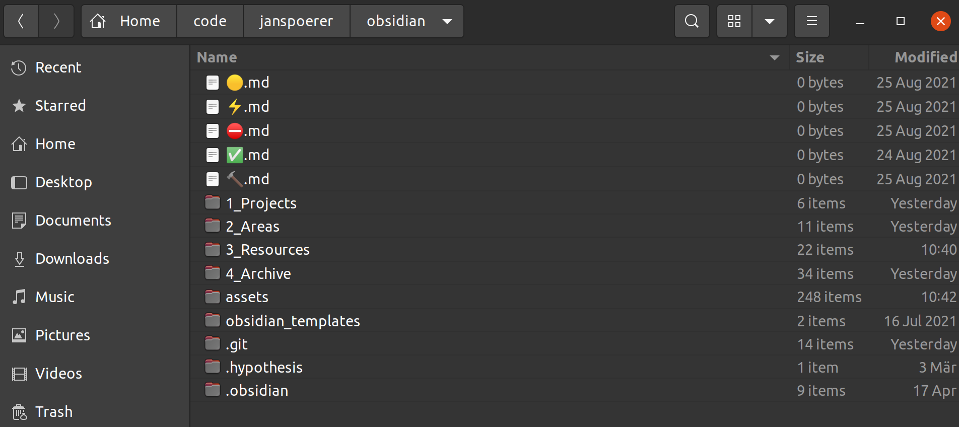 Second Brain/Zettelkasten | Jan Spörer’s Blog